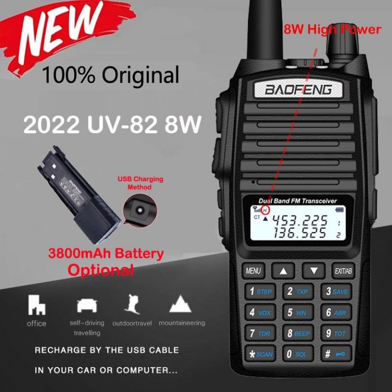 Baofeng UV-21 Pro Professional Powerful Walkie Talkie 50KM Long Range Dual Band Two Way Radio