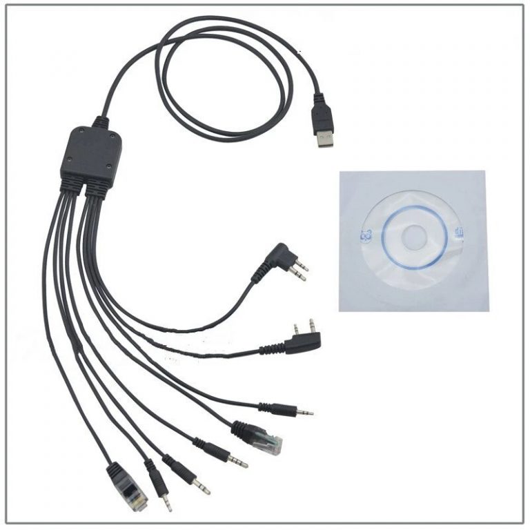 8 in 1 Radio Programming Cable Computer USB cable for Kenwood Baofeng ...