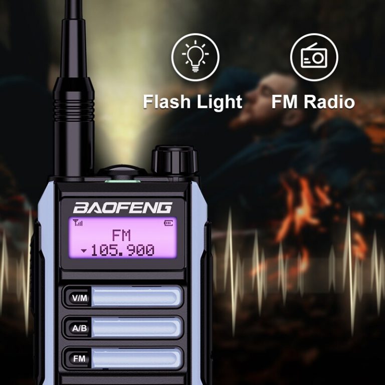 Baofeng UV16 Max V2 10W Professional Walkie Talkie High Power Dual Band ...