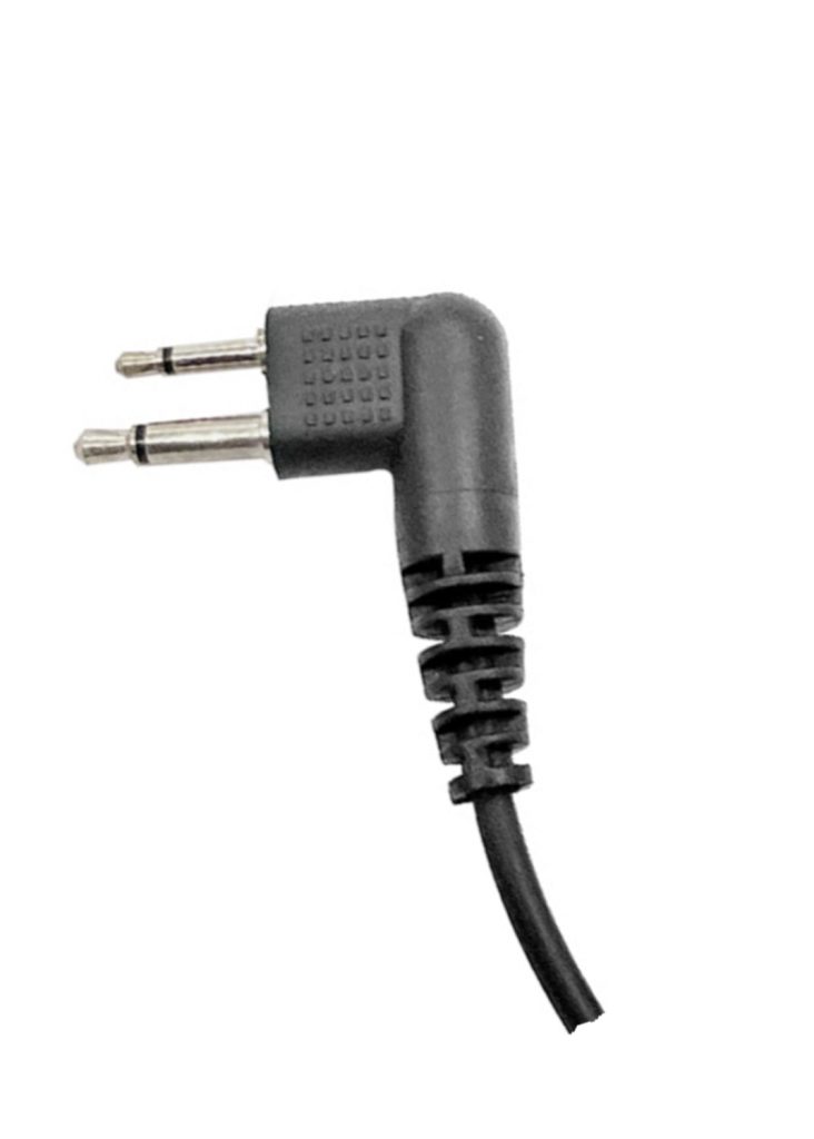 Acoustic PTT Earpiece Secret Agent Security Bodyguard Police 2 Pin ...