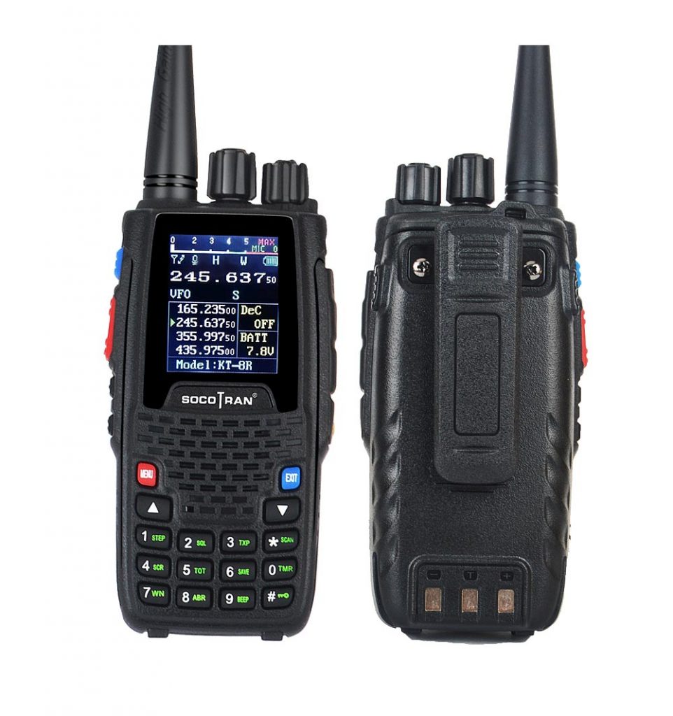 QYT KT-8R Color Display Portable Transceiver Quad Band Handheld Two Way Radio