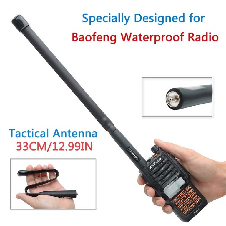 Tactical Foldable Radio Antenna For Baofeng UV-9R Waterproof WalkieTalkie