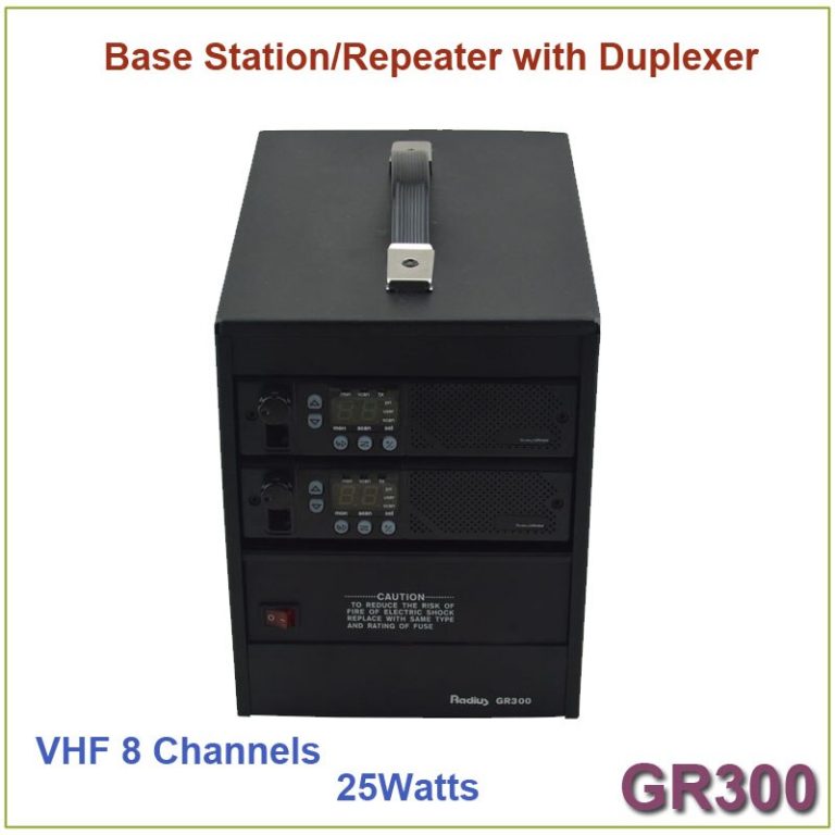 Motorola GR300 Two-way Radio Walkie Talkie Base Station Repeater VHF ...