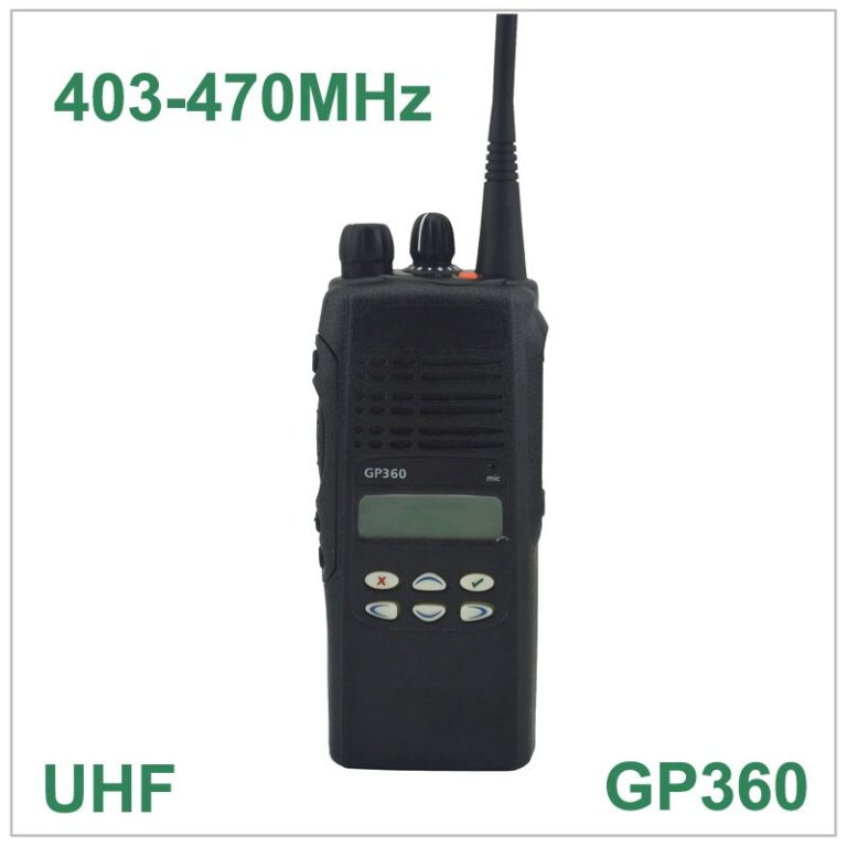 MOTOROLA GP360 UHF 403-470MHz PROFESSIONAL WALKIE TALKIE PORTABLE TWO ...