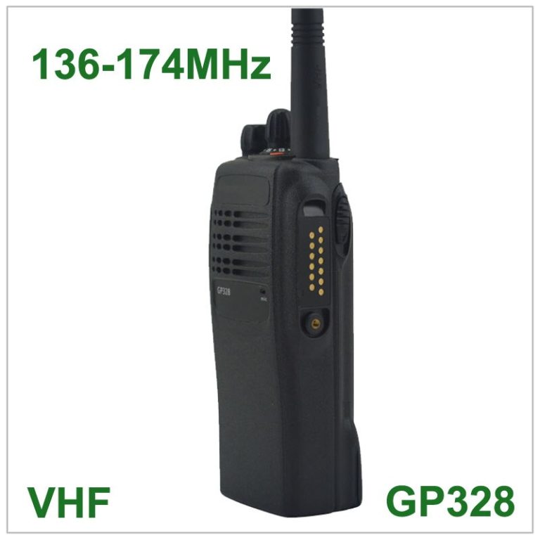 MOTOROLA WALKIE TALKIE GP328 VHF 136-174MHz PROFESSIONAL PORTABLE TWO ...