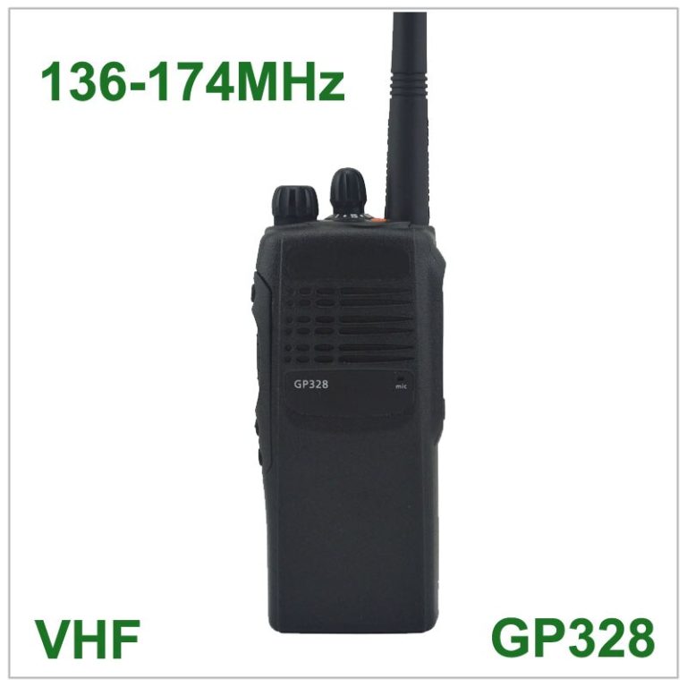 MOTOROLA WALKIE TALKIE GP328 VHF 136-174MHz PROFESSIONAL PORTABLE TWO ...