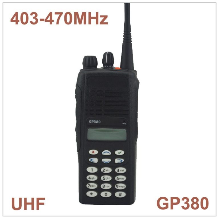 MOTOROLA Walkie Takie GP380 UHF 403-470MHz PROFESSIONAL PORTABLE TWO ...