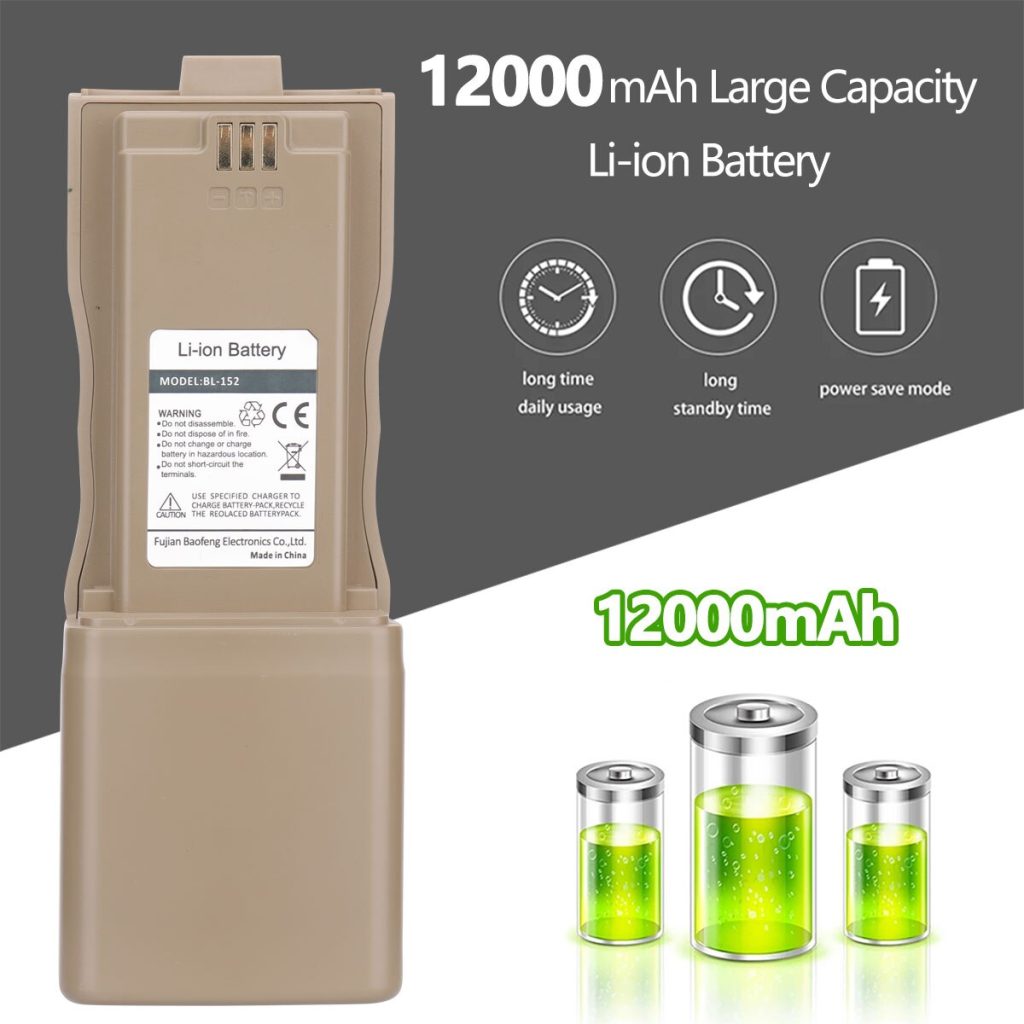 Baofeng AR-152 Larger Battery Walkie Talkie AN /PRC-152 Dual Band ...