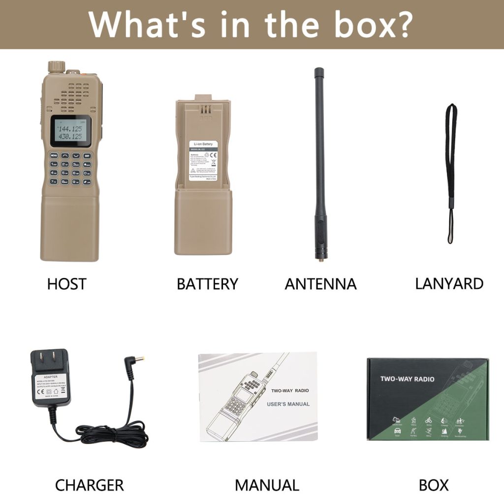 Baofeng AR-152 Larger Battery Walkie Talkie AN /PRC-152 Dual Band ...