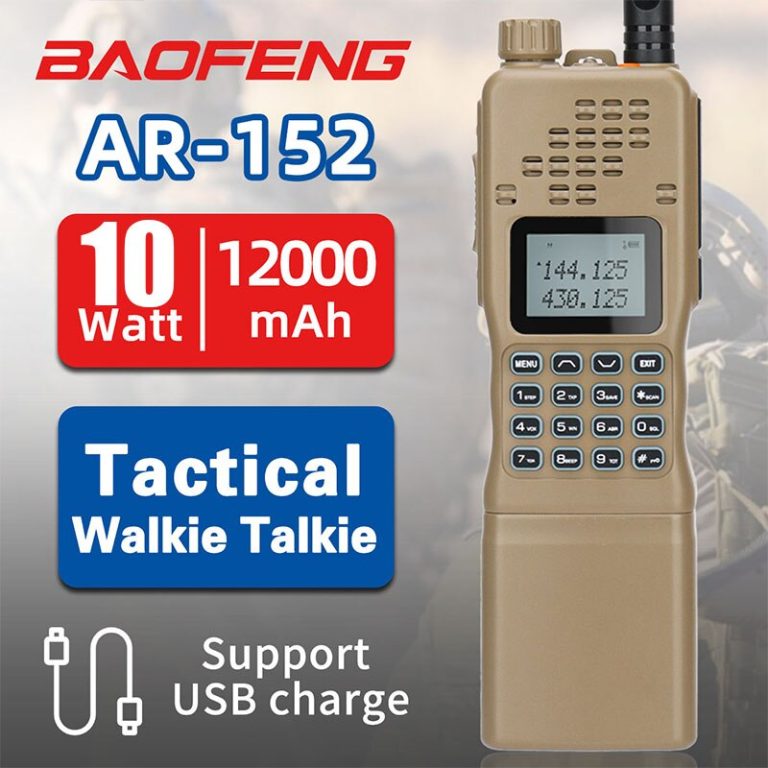 Baofeng AR-152 Larger Battery Walkie Talkie AN /PRC-152 Dual Band ...