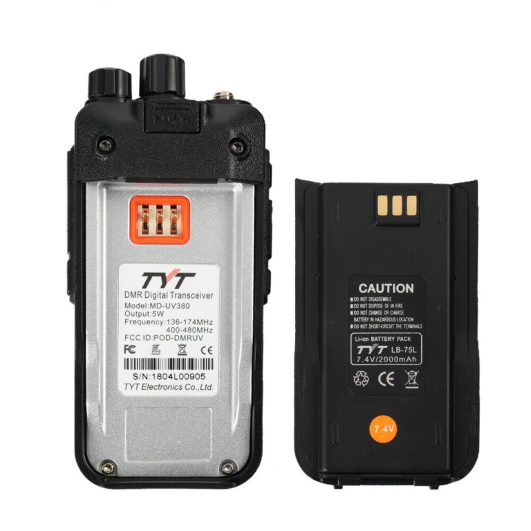 TYT MD-UV380 Tytera Walkie Talkie 1000 Channel Professional DMR Two Way ...