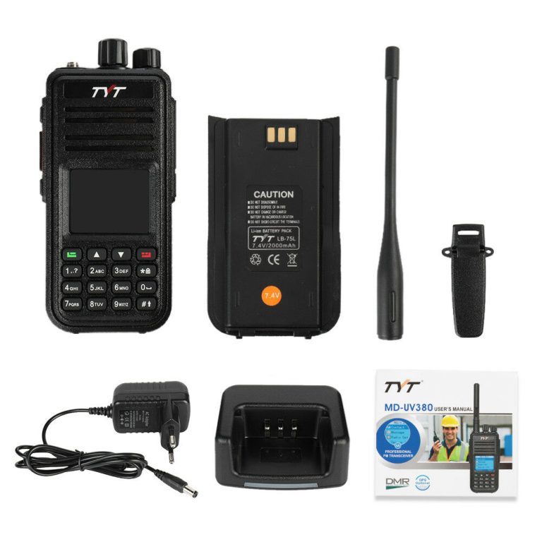 BAOFENG DM-32UV DMR Protable Walkie Talkie USB Type C Air Band AM Radio ...