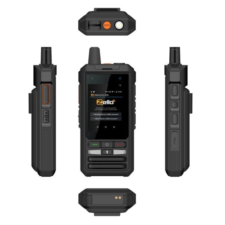 Dual Sim PTT POC Walkie Talkie IP68 Waterproof 4G Android phone Two Way ...