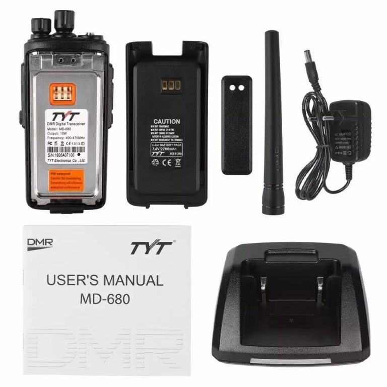 TYT MD-680 DMR Encryption Waterproof Transceiver Explosion-proof ...