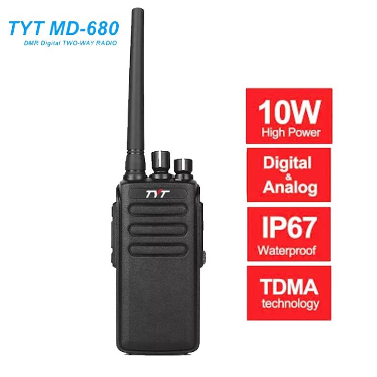 TYT MD-680 DMR Encryption Waterproof Transceiver Explosion-proof ...