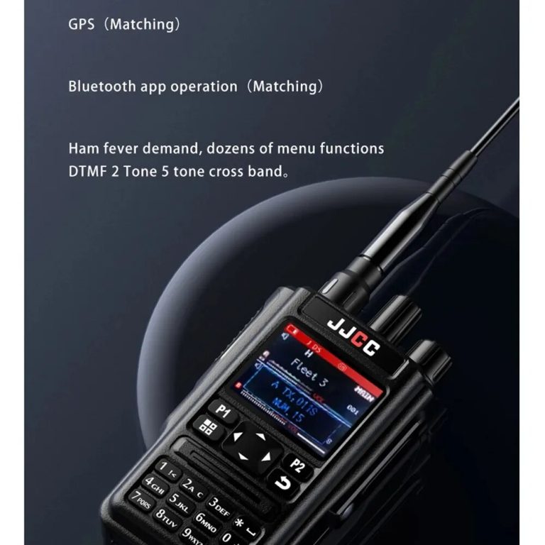 JJCC JC-8629 10W High Power Handheld Transceiver Full frequency Walkie Talkie With GPS Bluetooth ...