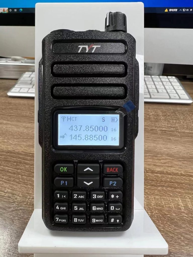 TYT DMR Radio MD-750 Walkie Talkie 5W VHF UHF Two Way Radio FM ...